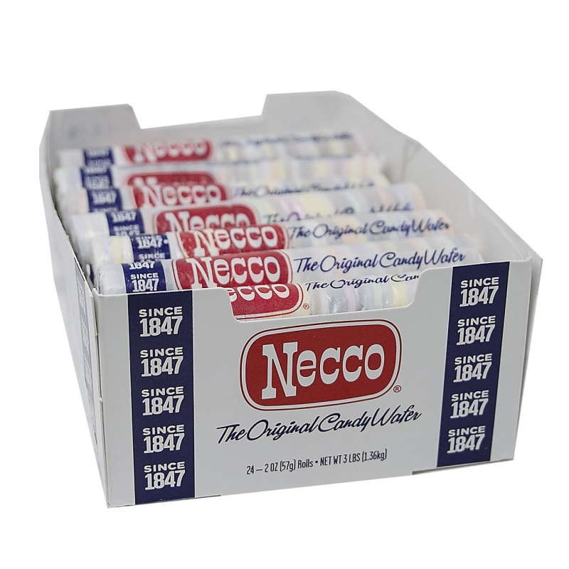Necco Wafer Rolls 24Ct - Original Candy Wafers