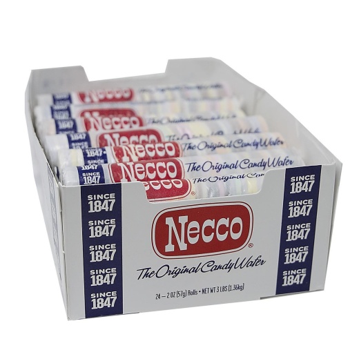 Necco Wafer Rolls 24Ct - Original Candy Wafers