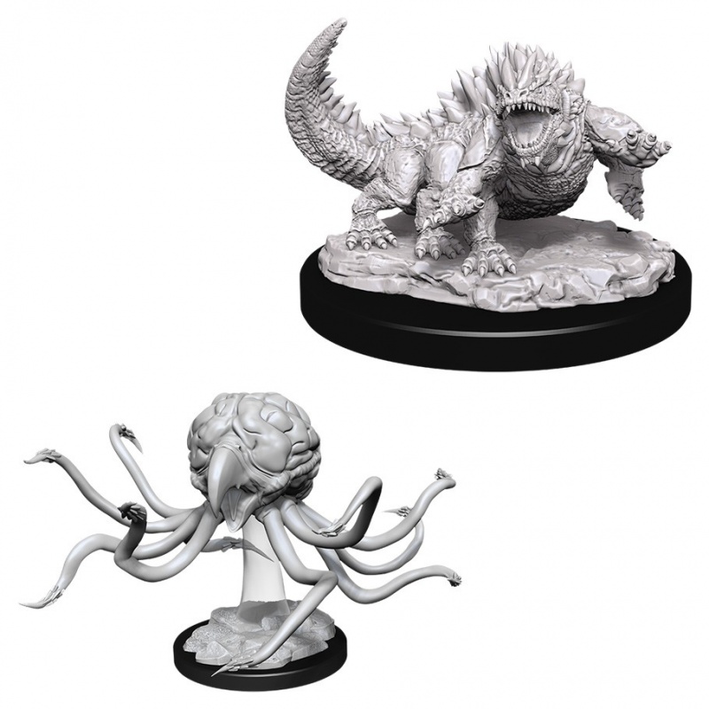 Buy D&D: Nolzur's Marvelous Miniatures Grell & Basilisk W11 Online