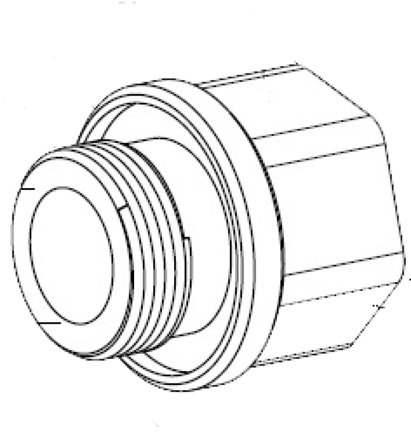 Bosch Stainless Steel Conduit Adapter (Male M25 To Female 3/4-Inch Npt)