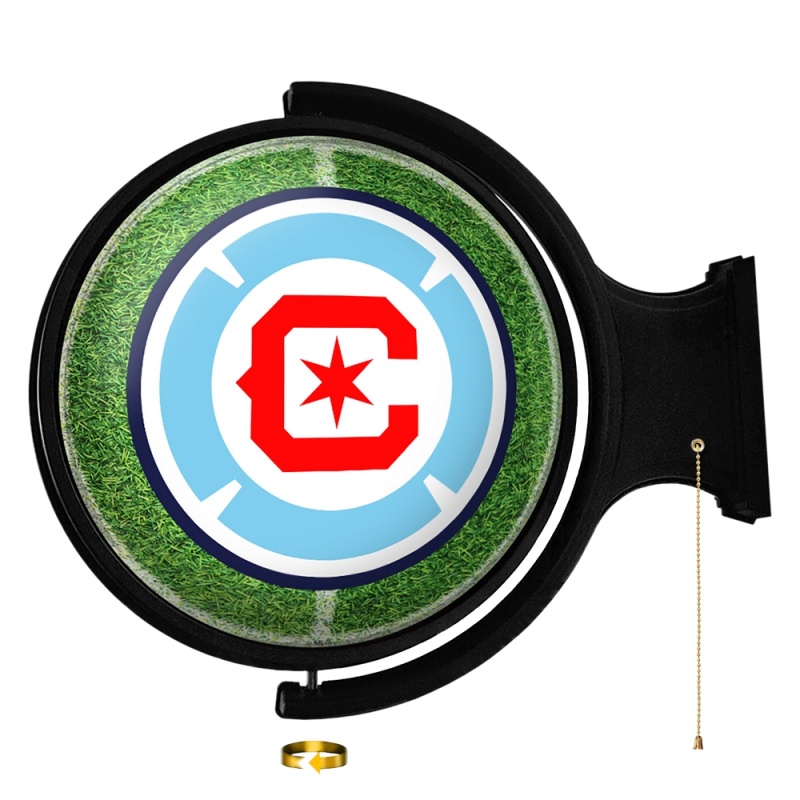 Chicago Fire: Pitch Original Round Rotating Lighted Wall Sign