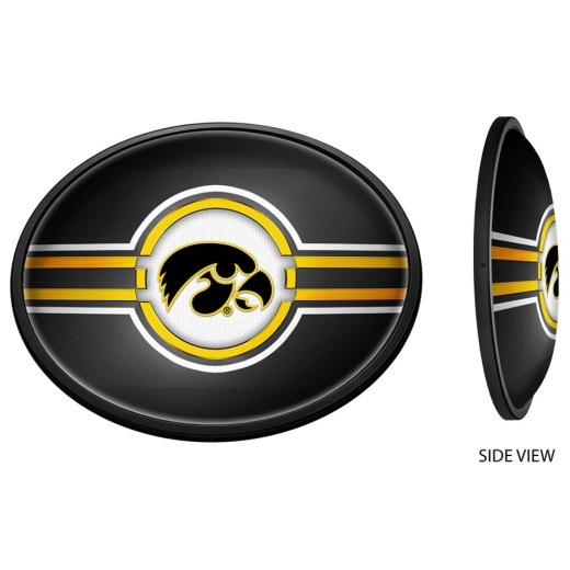 University Of Iowa Hawkeyes Slimline Led Team Spirit Wall Signovaltigerhawk