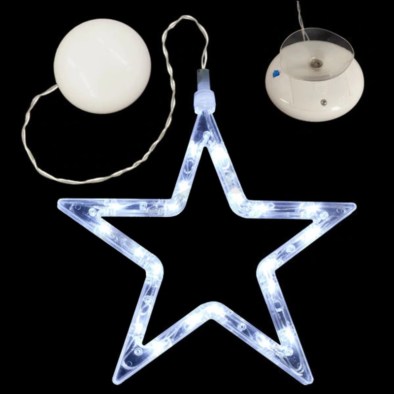 Led Battery Powered Window Star Display - Lighted Silhouette - Cool ...