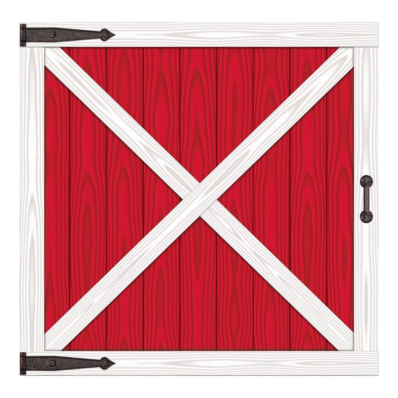 Barn Loft Door & Hay Bale Props