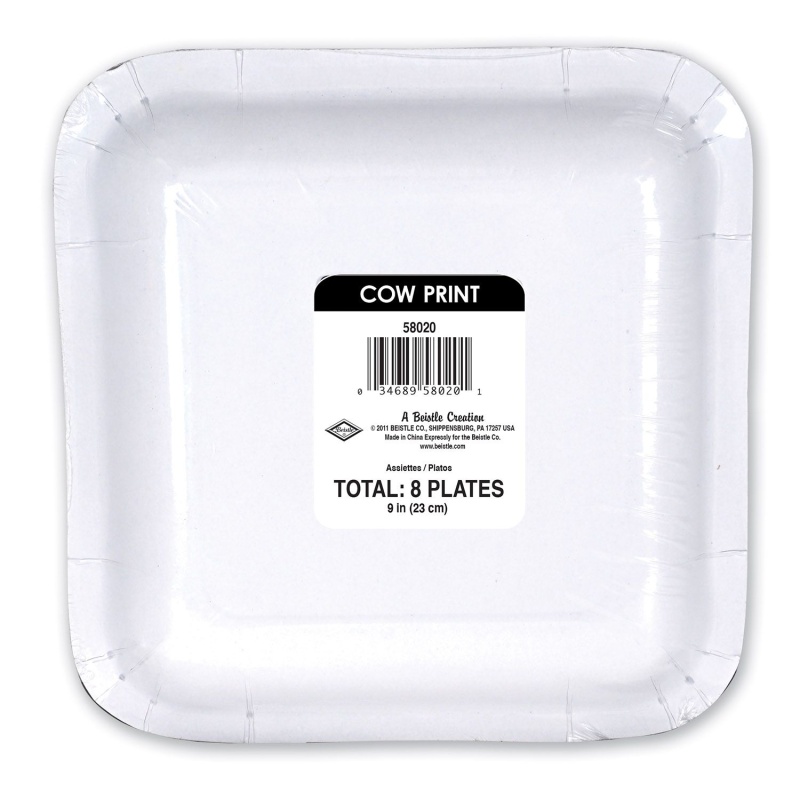 Cow Print Plates