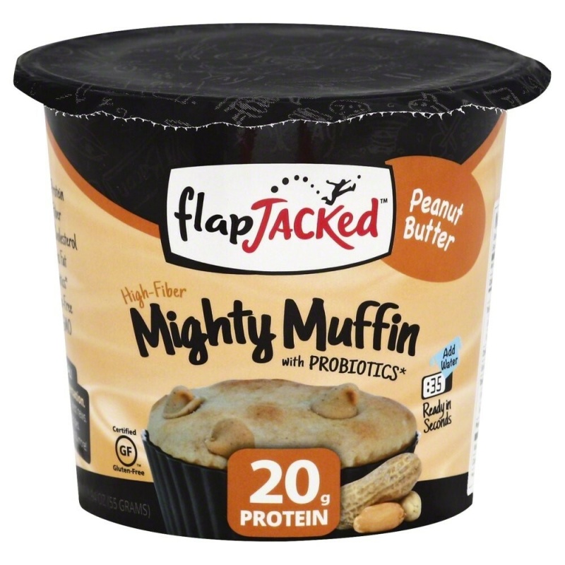 Flapjacked Mighty Muffins Peanut Butter (12X1.94 Oz)
