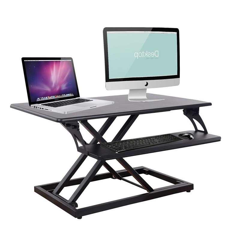 Standing Desk Converter - Adjustable Height Ergonomic Workstation for ...