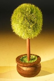 Mini Artificial Topiary Decoration and Card Holder