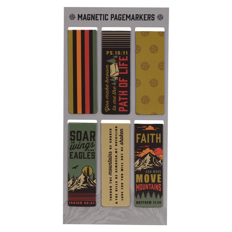 Magnetic Bookmark Set Mountains - Christian Art Gifts
