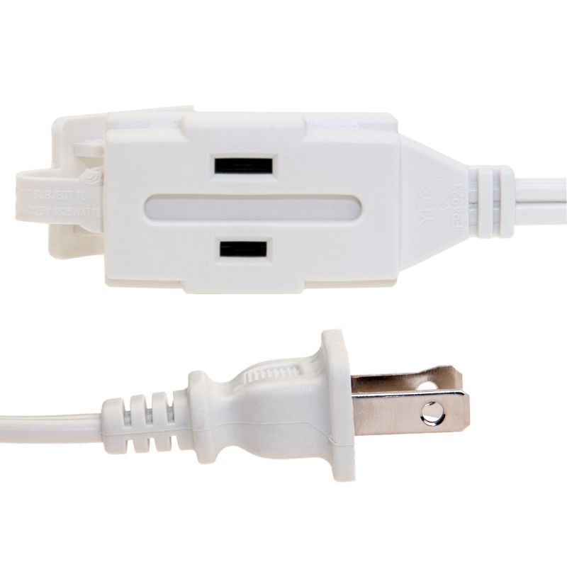 Buy 9ft Indoor 3-Outlet Polarized Power Extension Cord - UL/CSA Certified