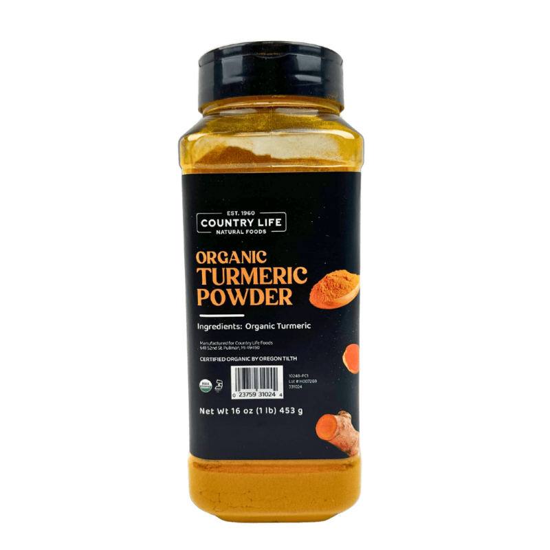 Oregon Spice Company Organic Ground Turmeric 1 Lb - Non-GMO, Kosher, Vegan