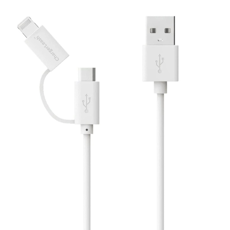 2-In-1 Micro Usb And Lightning Cable