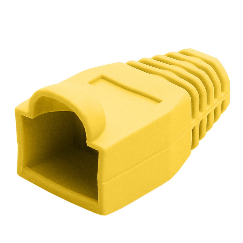 Buy Cmple 50-Pack Rj45 Strain Relief Boots Online - Yellow - RJ45 ...
