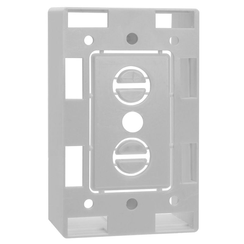 Buy Surface Mount Junction Box for Single-Gang Wall Plates - White Online
