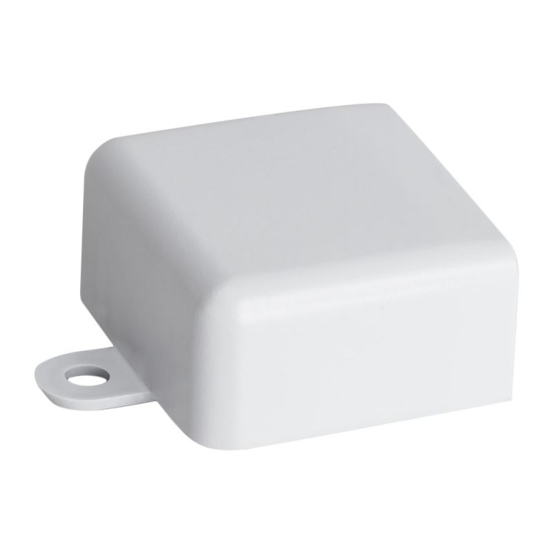 Buy Quest Wire Trak End Cap for Raceway PVC White Online