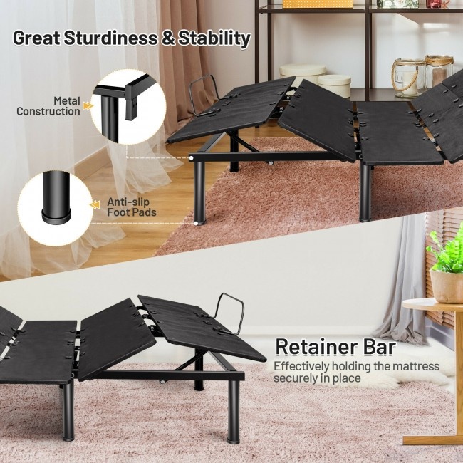 Queen Size Adjustable Bed Base With Head And Foot Adjustment