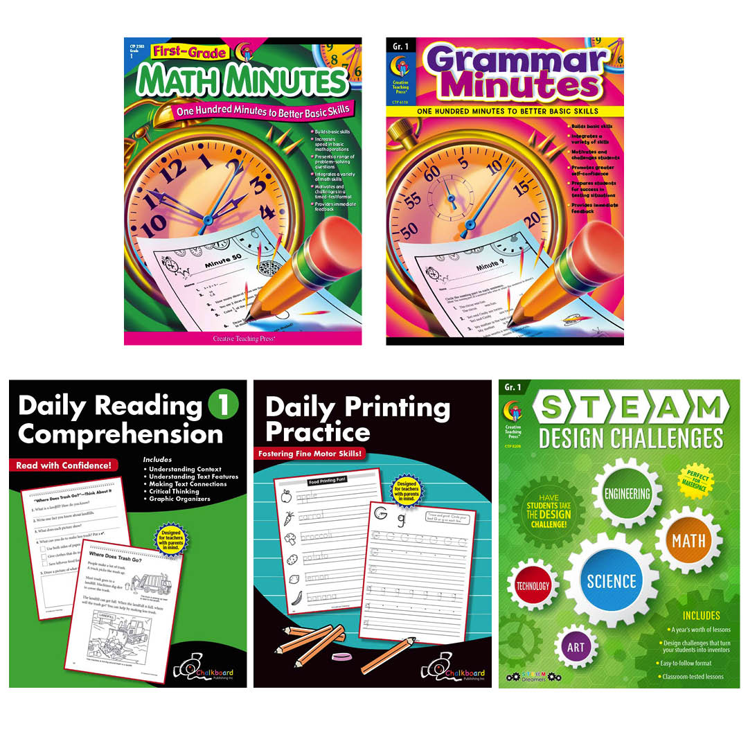 First Grade Essential Skills 5 Book Set first-grade-essential-skills-5-book-set
