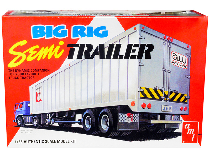 Buy AMT Skill 3 Model Kit Big Rig Semi Trailer with 2 Pallets 2-In-1 ...