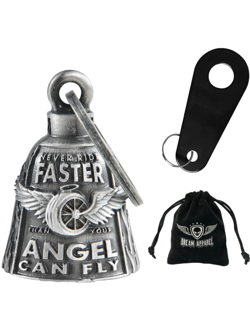 Buy Dream Apparel Never Ride Faster Than Your Angel, Wheel With Wings ...