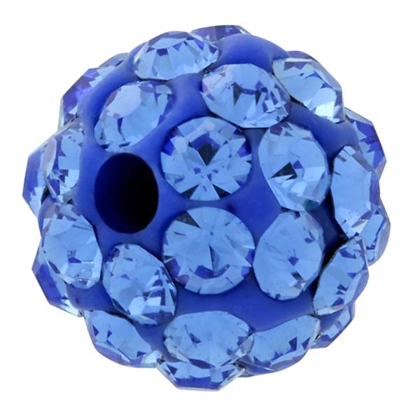 Buy Round Pave Bead with 1.2mm Hole, Alora Crystals Sapphire 6mm Online ...