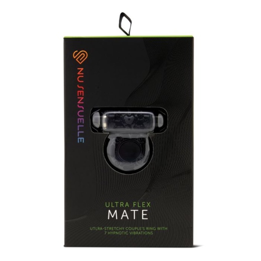 Nu Sensuelle Mate Ultra Bullet Ring Cockring 7 Function - Black