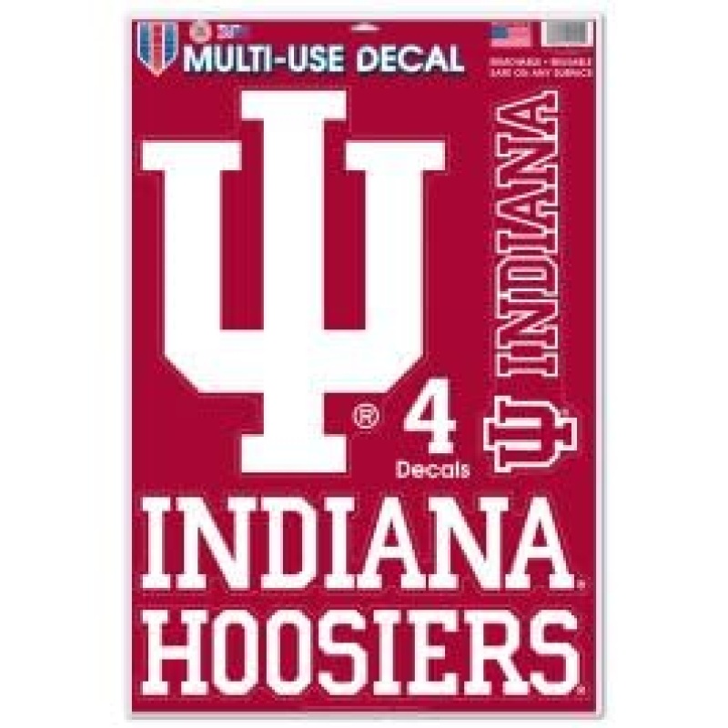 Indiana Hoosiers 11X17 Decal Sheet