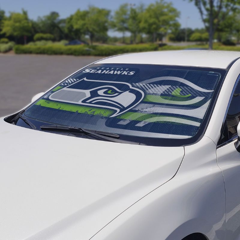 Seattle Seahawks Auto Shade - Showcase Your Team Spirit on the Go!