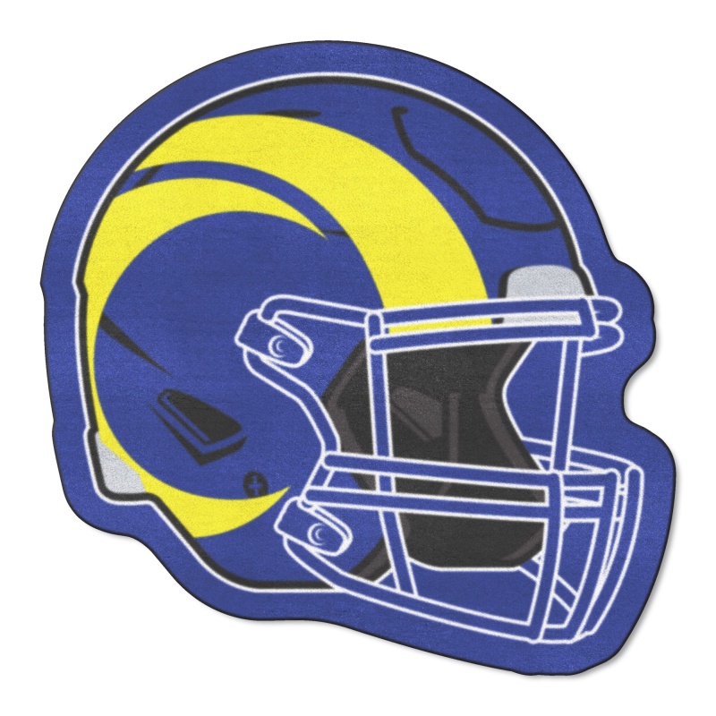Buy Los Angeles Rams Mascot Mat - Helmet Online | Show Off Your Team Spirit