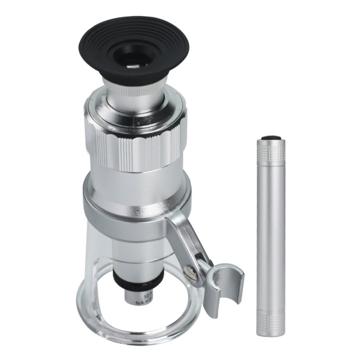 Magnification Microscope 100X Led Lightning Scale Loupe Compact ...