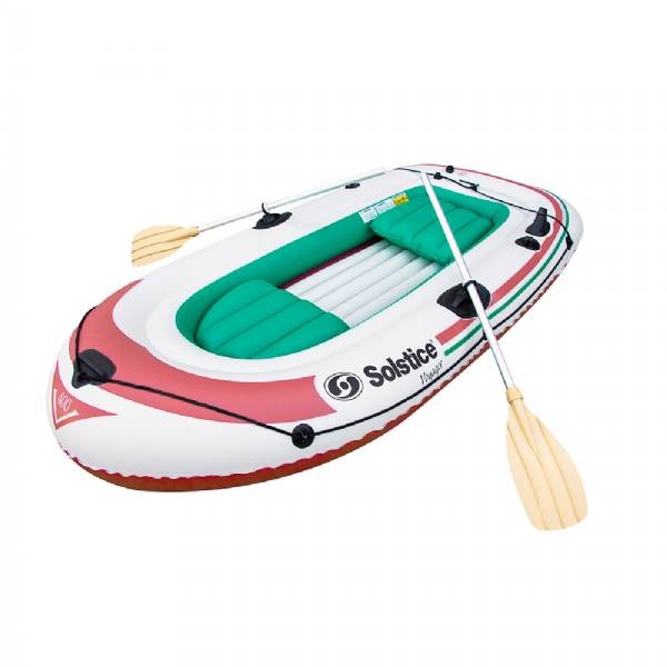Buy Solstice Voyager 4-Person Inflatable Boat Kit with Oars and Pump Online