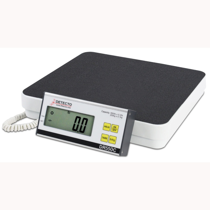 Detecto Stainless Steel Portable Floor Scale