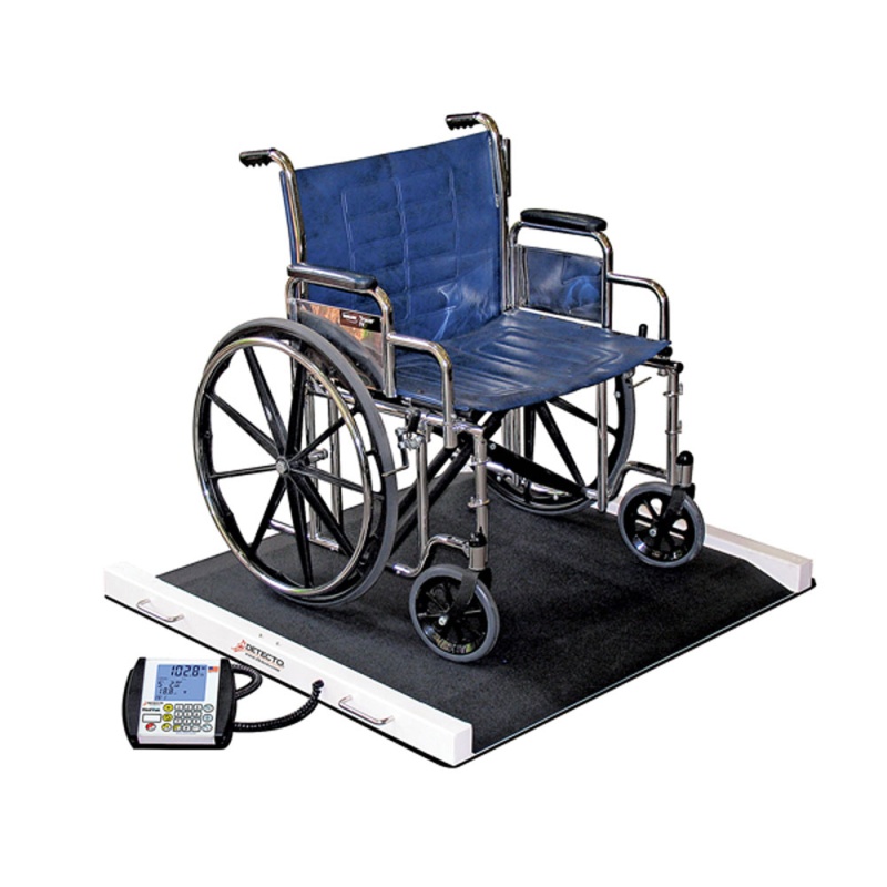 Detecto Portable Wheelchair Scale-1000 Lb/400 Kg Capacity