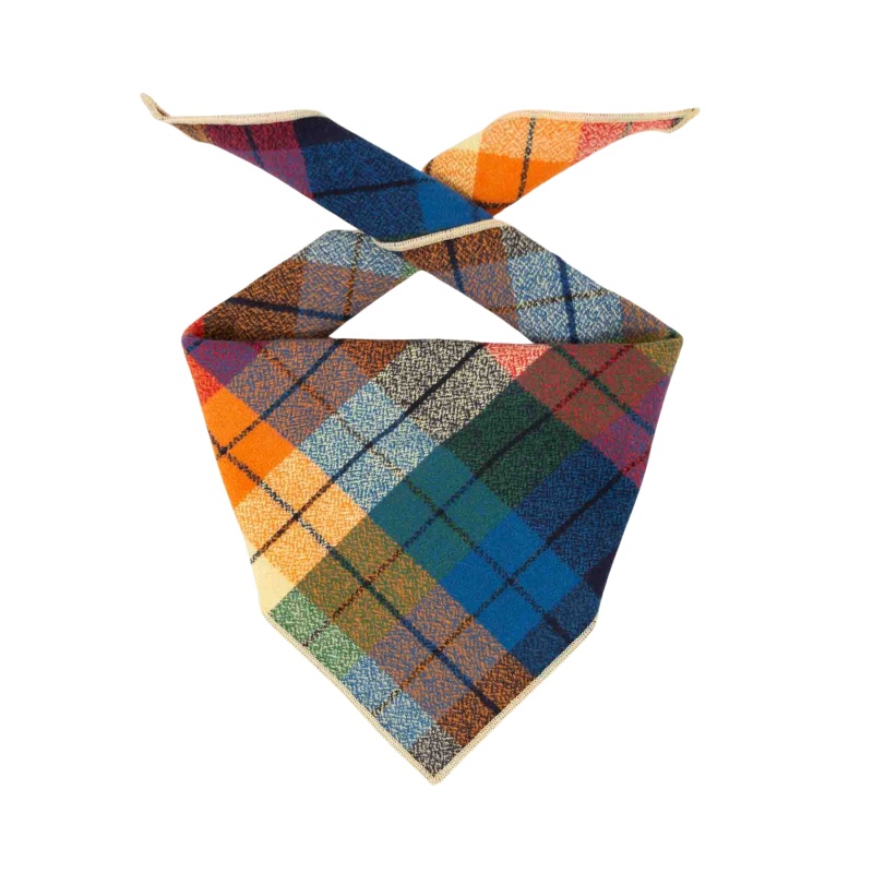 Buy Fall Bandana, Plaid Bandana, Pet Bandana Online - Paisley Paw Designs