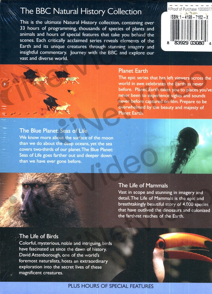 The Bbc Natural History Collection Featuring Planet Earth (Boxset) - Used