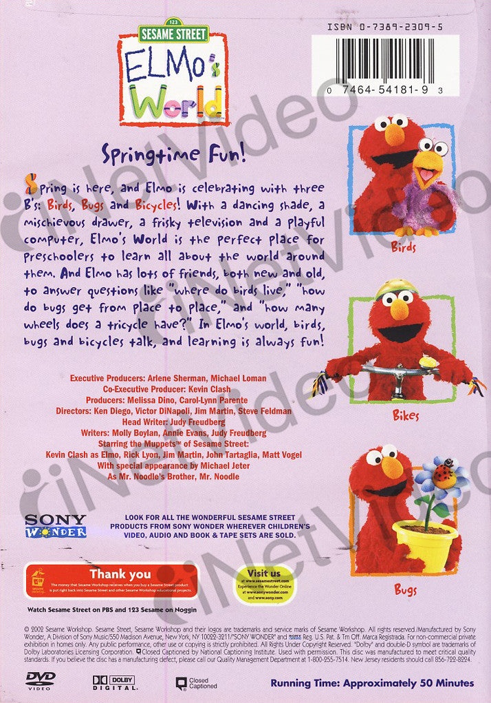 Springtime Fun - Elmo's World - (Sesame Street)