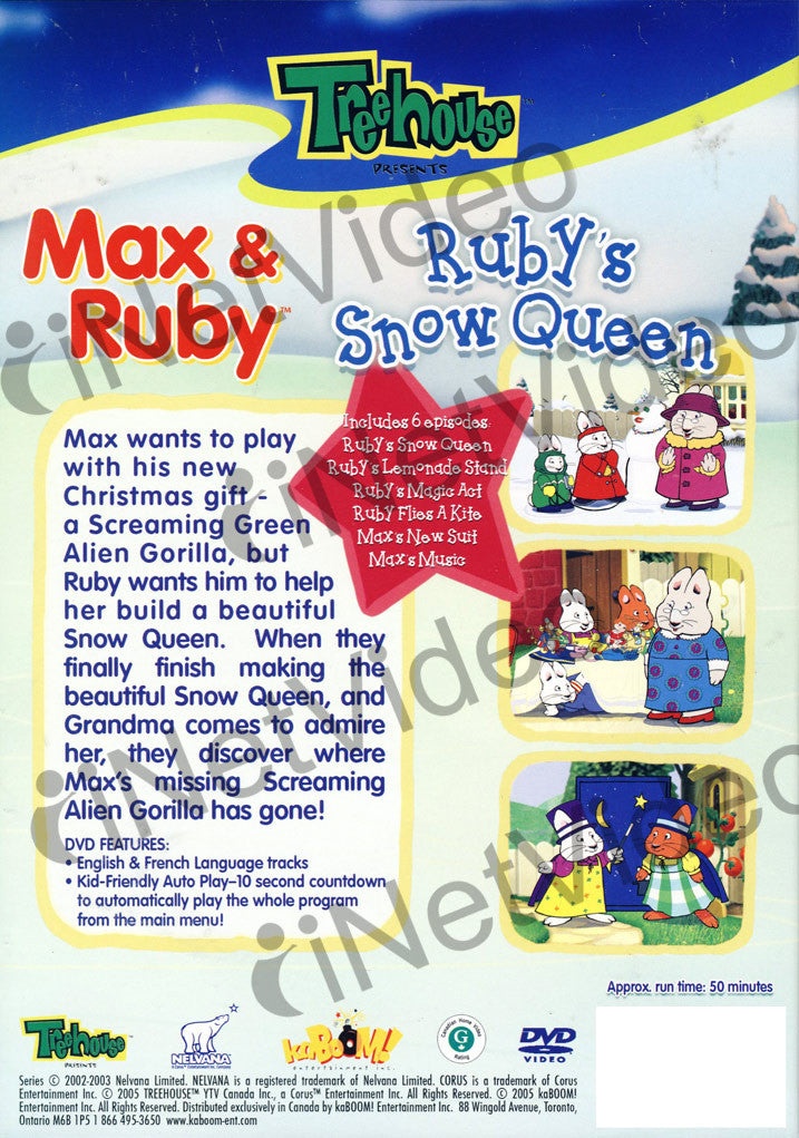Max And Ruby - Ruby's Snow Queen