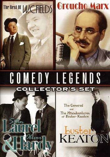 Buy Comedy Legends Collector's Set (W.C. Fields - Laurel & Hardy - G. Marx - Buster Keaton) Online