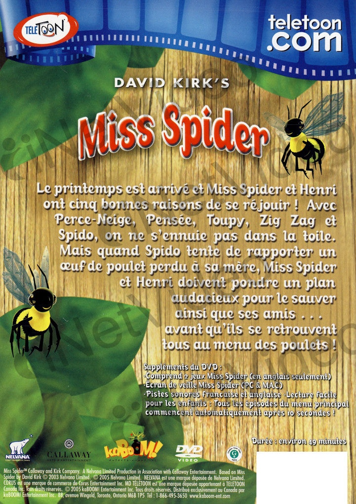 Miss Spider's Sunny Patch Friends - Long Metrage!