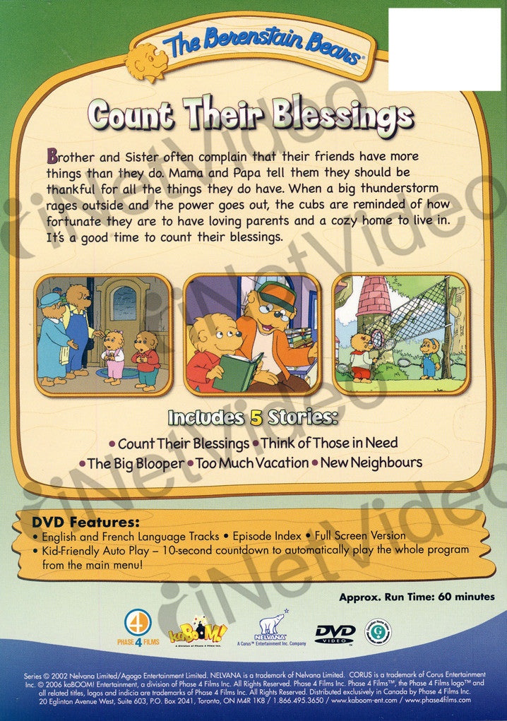 The Berenstain Bears - Count Their Blessings
