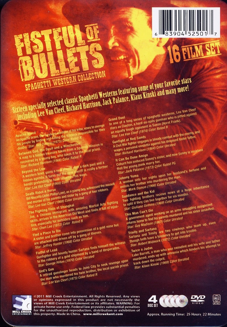 Fistful Of Bullets - A Spaghetti Western Collection (Collectible Tin ...