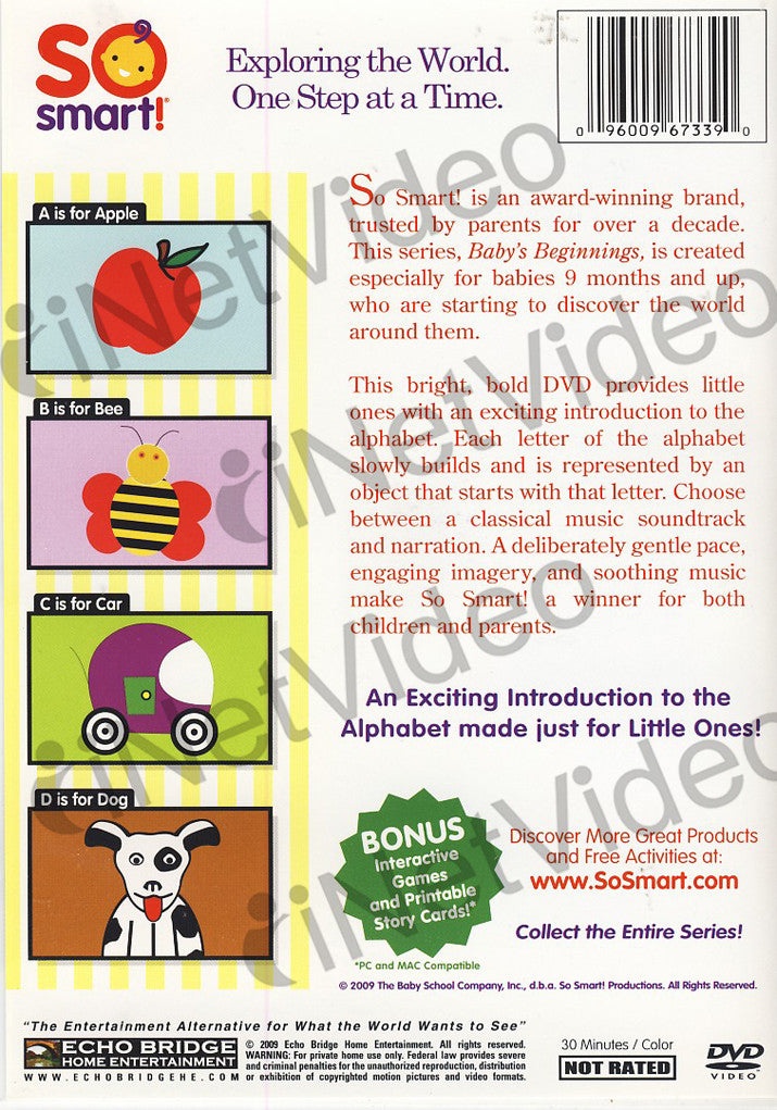 So Smart! Baby's Beginnings - Letters
