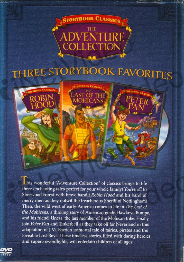 The Adventure Collection -Peter Pan/Robin Hood/Last Of The Mohicans ...