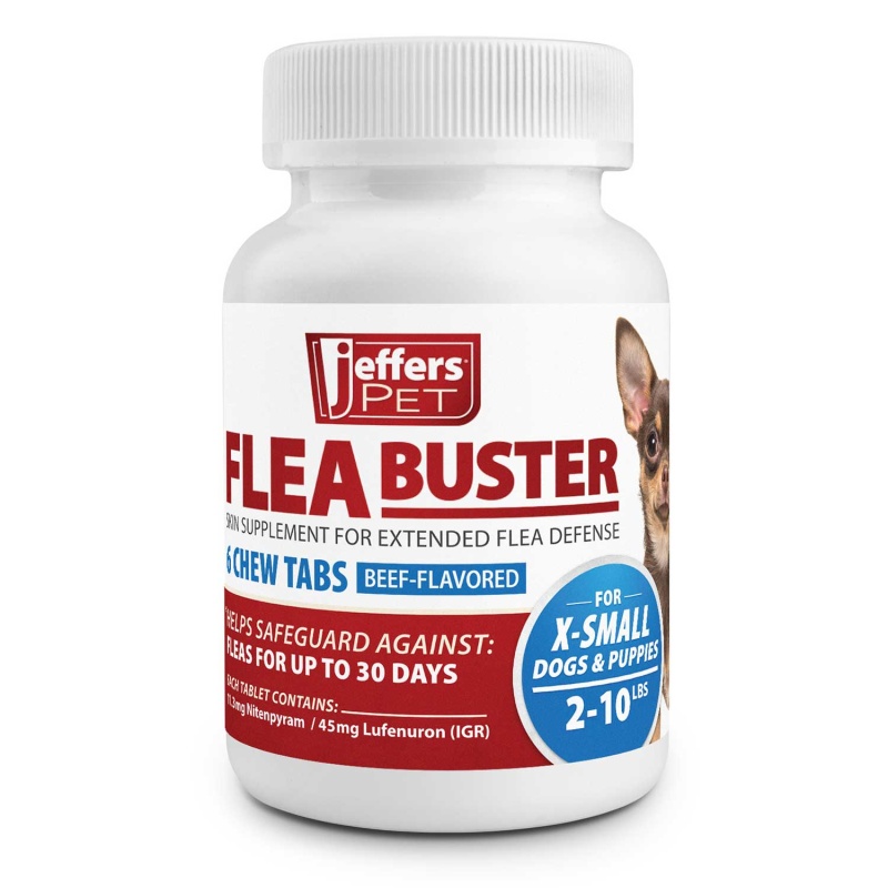 Jeffers Worm Buster Dog Dewormer Flavored Tablets