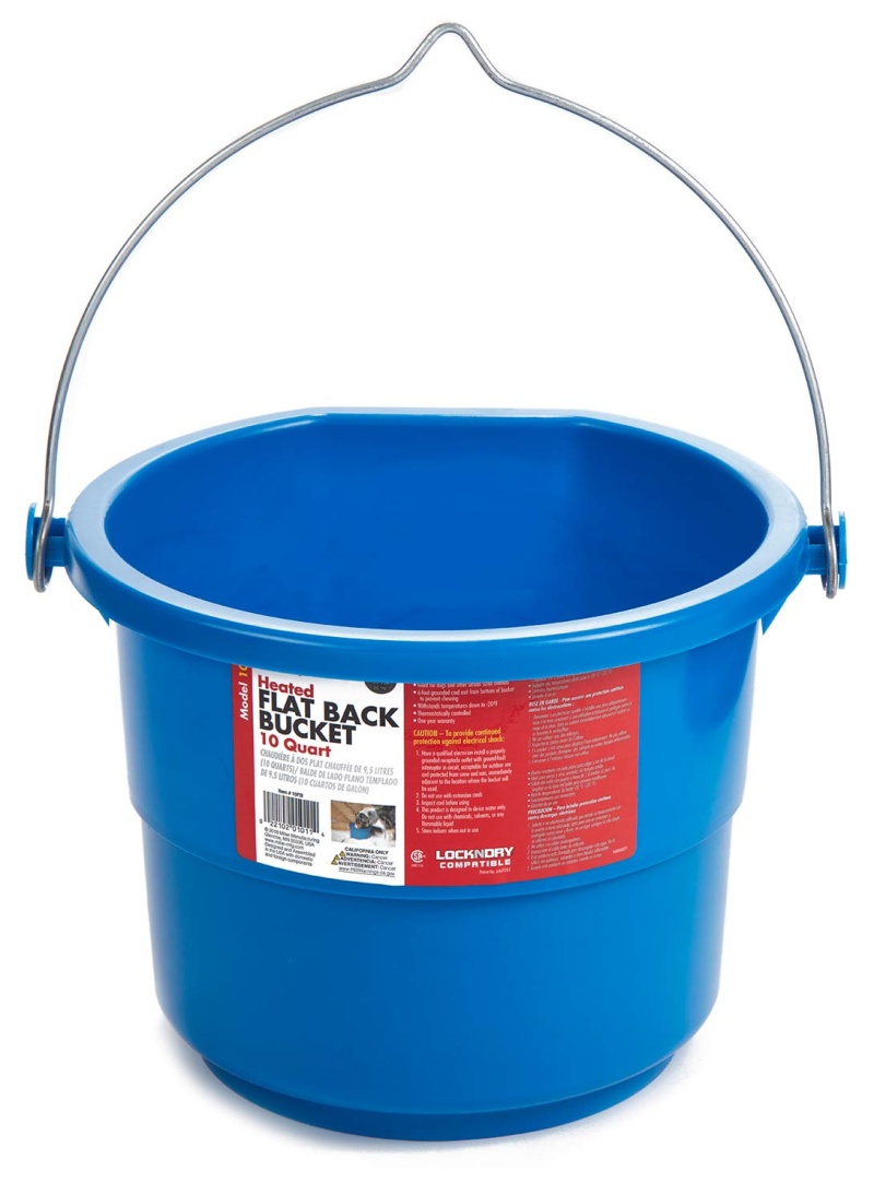 Buy Miller Heated Flat Back Bucket Online - Reliable Winter Hydration ...