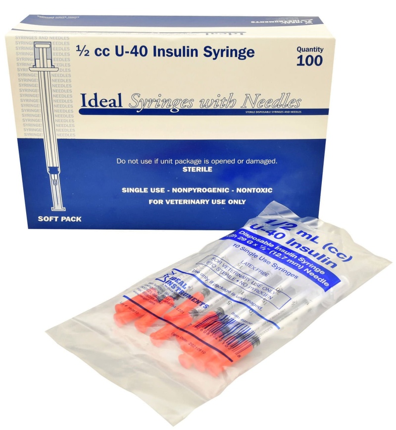 Buy Neogen U-40 Syringes with 29G x 1/2" Needles Online