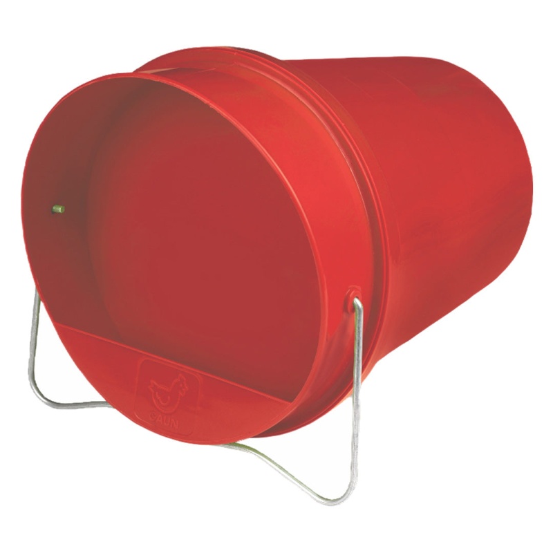 Plastic Bucket Poultry Waterer, 6 L – Easy-Fill Chicken Drinker - Red ...