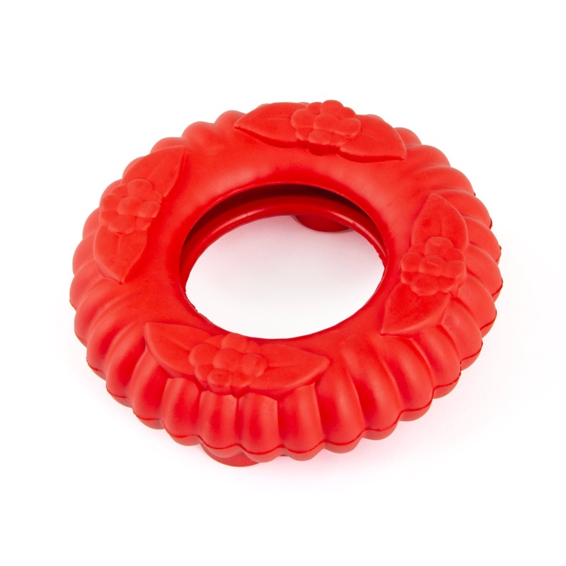Jeffers Red Virgo Tugger Natural Rubber Dog Dental Chew Toy For ...