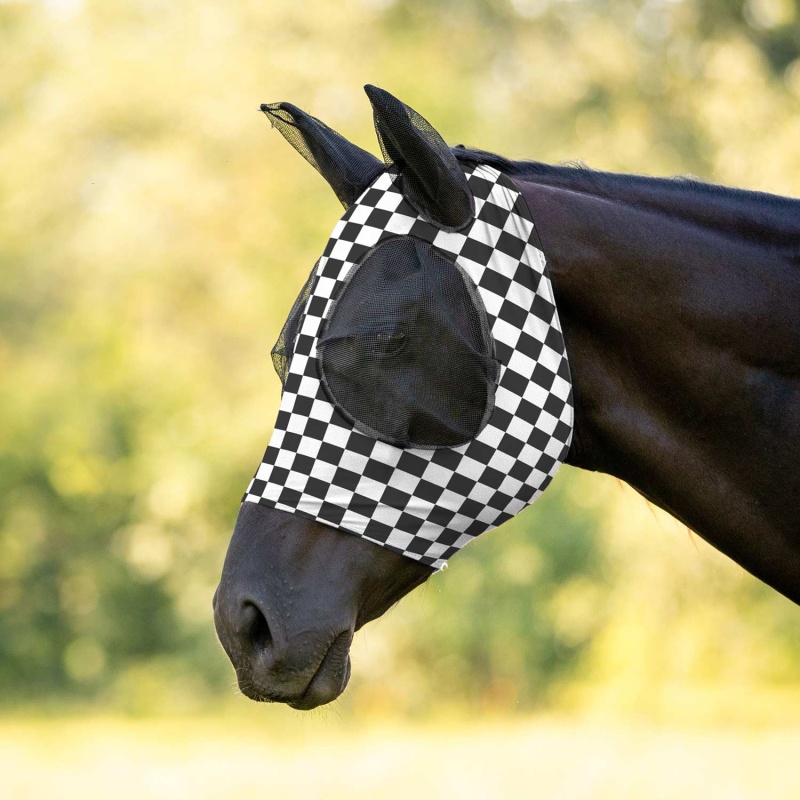 Jeffers Expression Lycra Horse Fly Mask With Ears