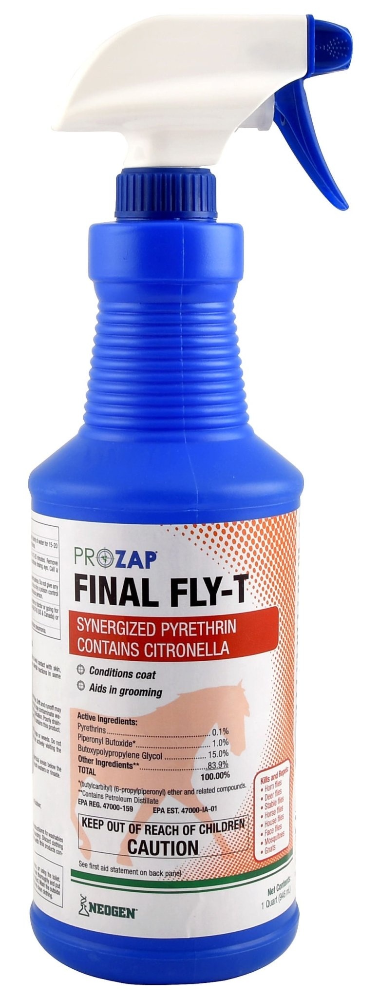 Buy Prozap Final Fly-T Horse Spray Online for Effective Fly Control