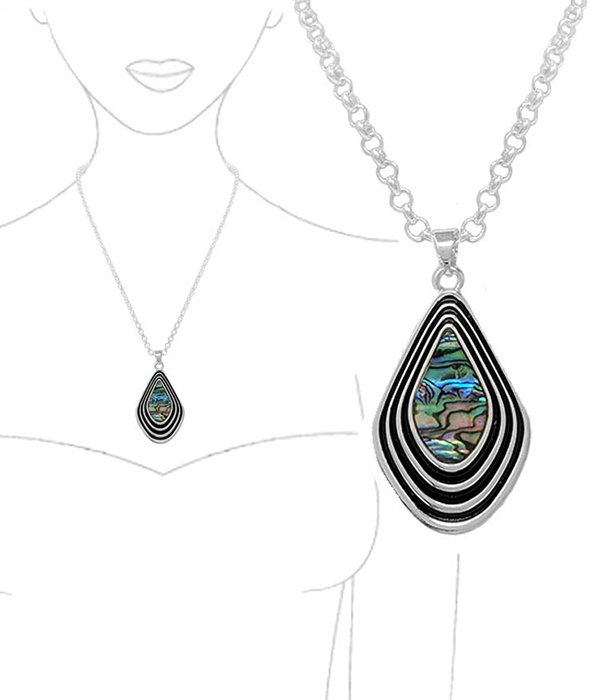 Abalone Pendant Necklace